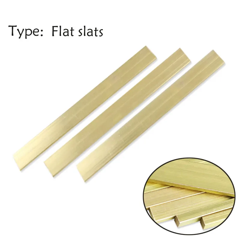1PCS-Length-200-250mm-Solid-H59-Brass-Row-Strip-Brass-Flat-Plate-Bar ...