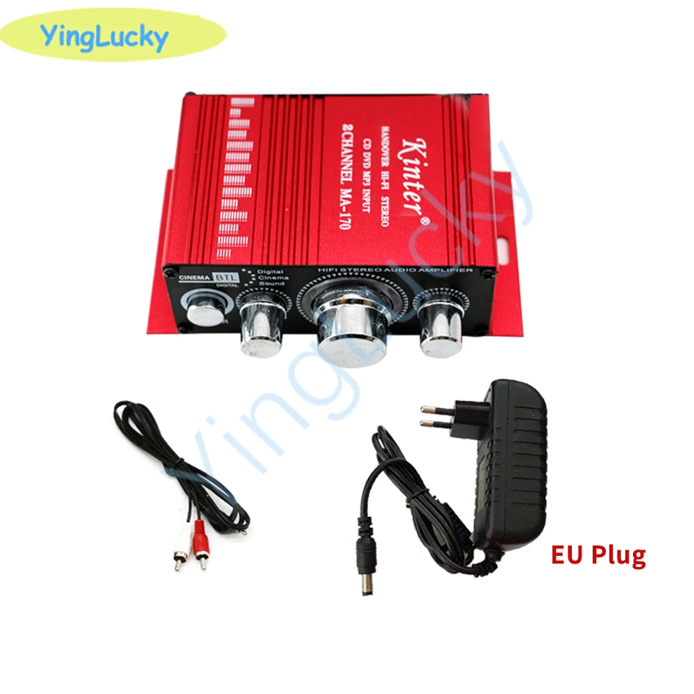 Arcade amplifier MA 170 12V 2 channels LED Mini HIFI Stereo Amplifier ...