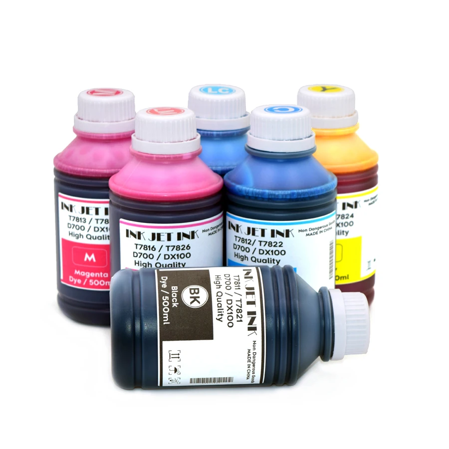 T7811-T7816-Colors-T7821-T7826-500ml-Inkjet-Printer-Dye-Ink-For-Epson ...