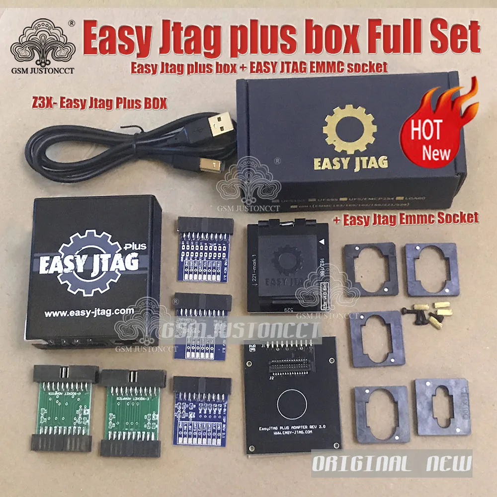 Z3x-Easy-Jtag-plus-Box-New-Easy-Jtag-Emmc-Socket-Pro-set-para-HTC ...