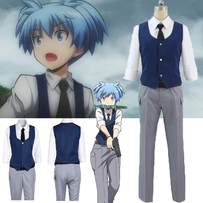 Anime Assassination Classroom Ansatsu Kyoushitsu Shiota Nagisa Uniform ...