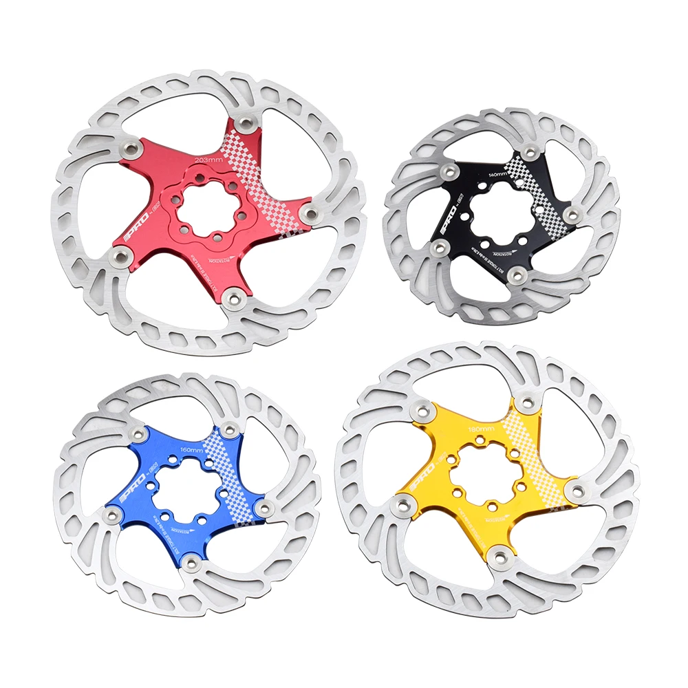 Iiipro 플로팅 자전거 브레이크 로터 스테인레스 스틸 합금 Mtb 도로 자전거 디스크 브레이크 로터 T25 볼트 포함