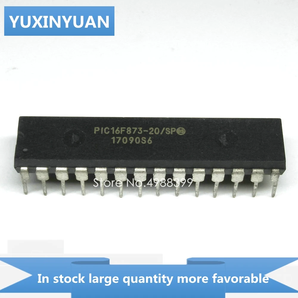 YUXINYUAN-Lote-de-5-unidades-PIC16F873-20SP-PIC16F873-20ISP ...