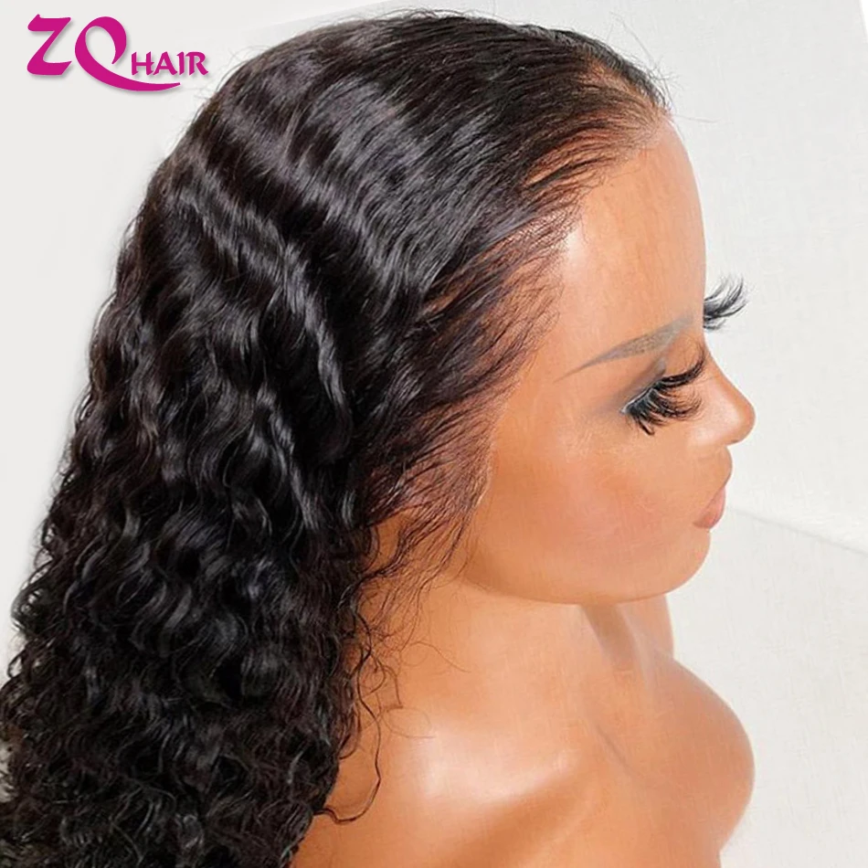 Perruque-Lace-Front-Wig-sans-colle-naturelle-cheveux-humains-pre ...