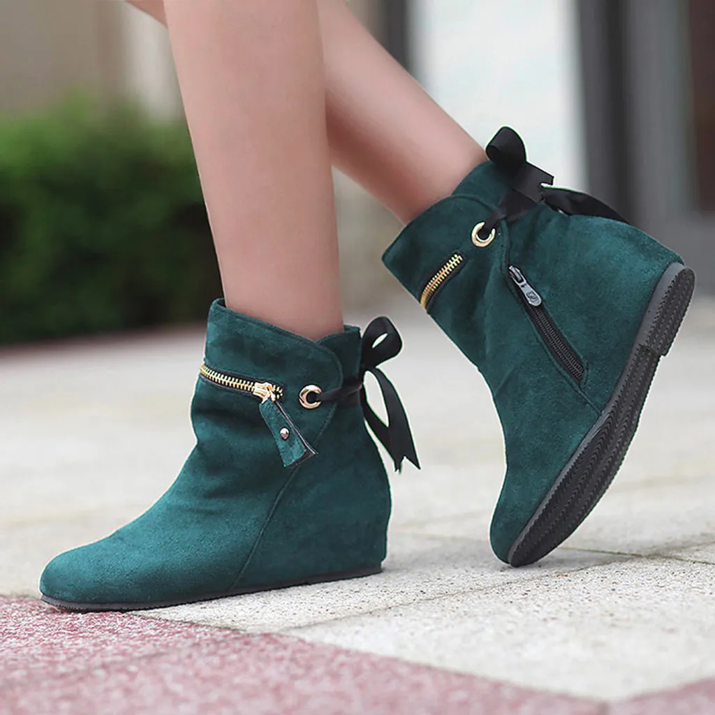 SAGACE 2019 nuevas botas de nieve retro zapatos de cabeza redonda ...