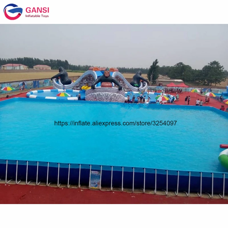 High-tensile-metal-frame-pool-foldable-intex-swimming-pools-for-water ...