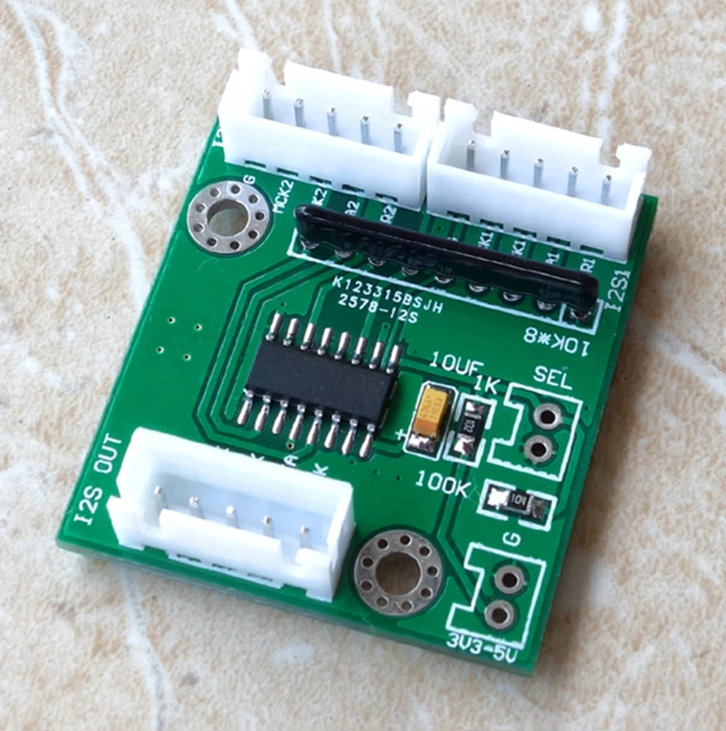 2-Way Audio I2S / IIS Switching Module I2S Buffer Board Select 1 From 2 ...