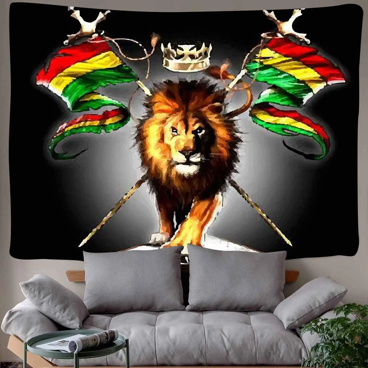 Rastafarian Flag Lion