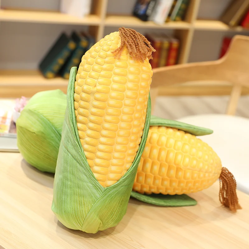 1pc 45/55cm Simulation 3D Corn Plush Toys Creative Lifelike Corn Plants ...