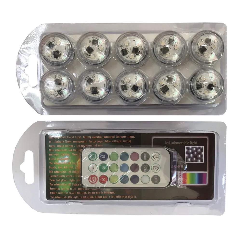 ECLAIRAGE SUBAQUATIQUE,8 Lamp 1 controller--Lampe LED Submersible étanche conforme à la norme ...