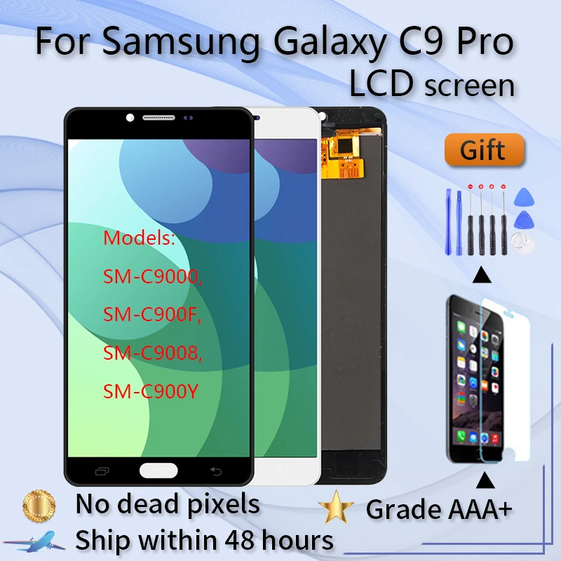 Tested-Super-AMOLED-LCD-For-Samsung-Galaxy-c9-C9-Pro-C9000-LCD-Display ...
