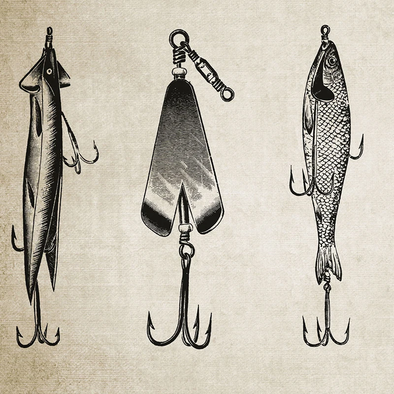 Fishing Lure Drawings