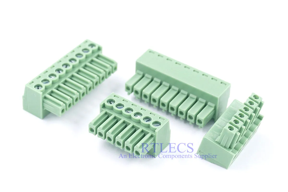 미니 콤비콘 암 소켓 터미널 블록 50 개, 3.5mm MC1.5 1840366 1840379 1840382 1840395 ...