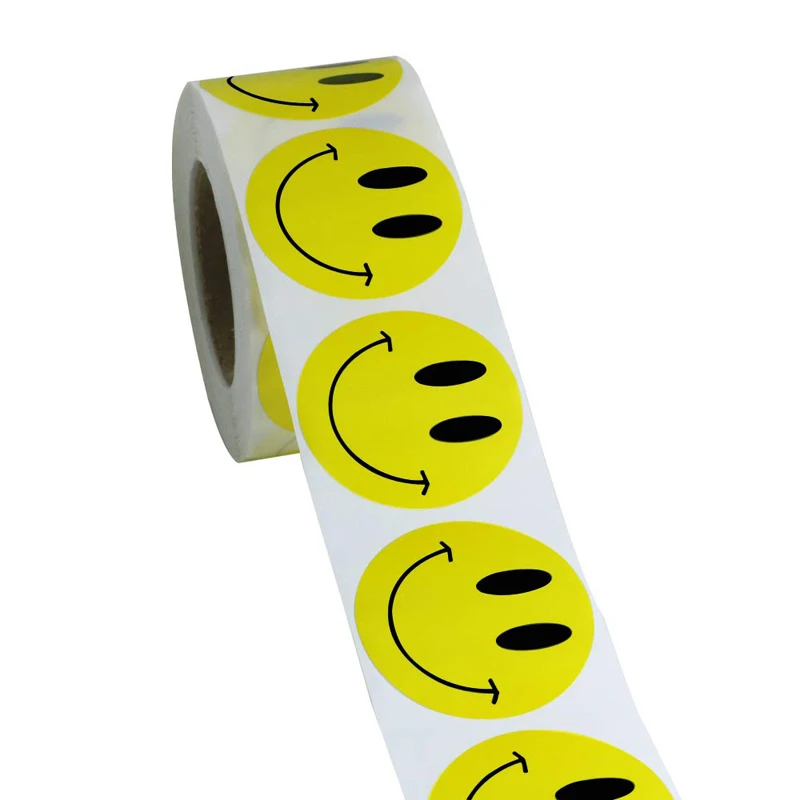 Smiley Happy Face Stickers seal labels Cute Smiling Sad Sticker for ...