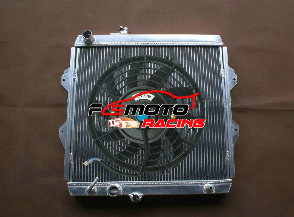 3 Row Aluminum Radiator For Toyota Hilux LN147 LN147R LN167 LN172 3.0 ...