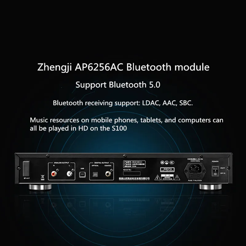 Shanling CD-S100 (21) HD CD Player Bluetooth USB DSD Decoder