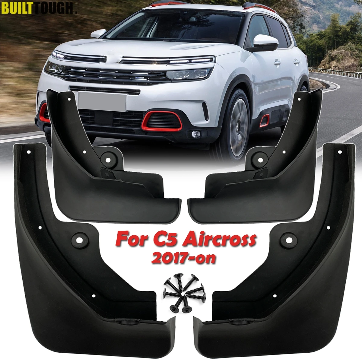 Set Mudflaps For Citroen C5 Aircross 2017 on Mud Flaps Mudguards Front ...