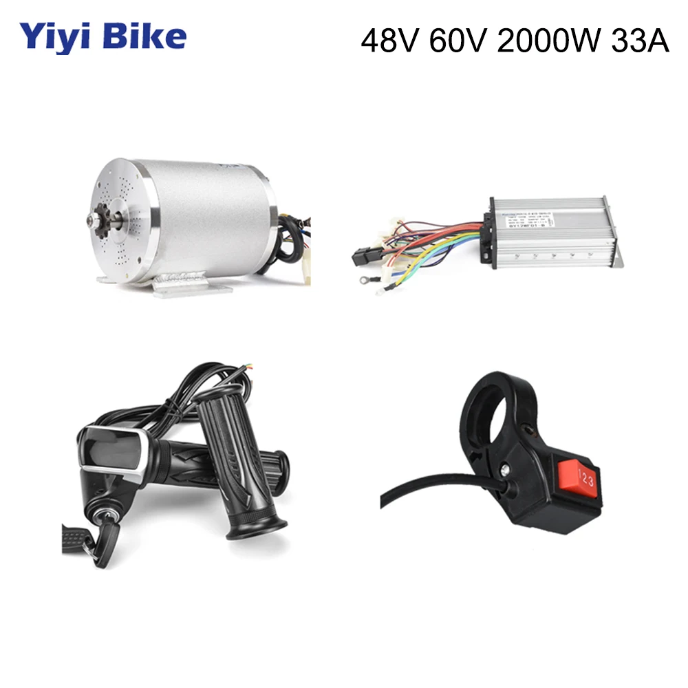 Electric Motor for Bicycle 48V 2000W DC Motor,Scooter Brushless Motor ...