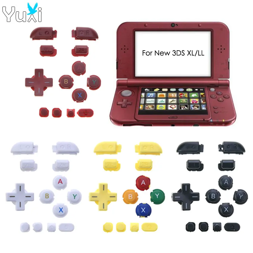 YuXi reemplazo para consola 3DS XL LL, botones de encendido para New ...