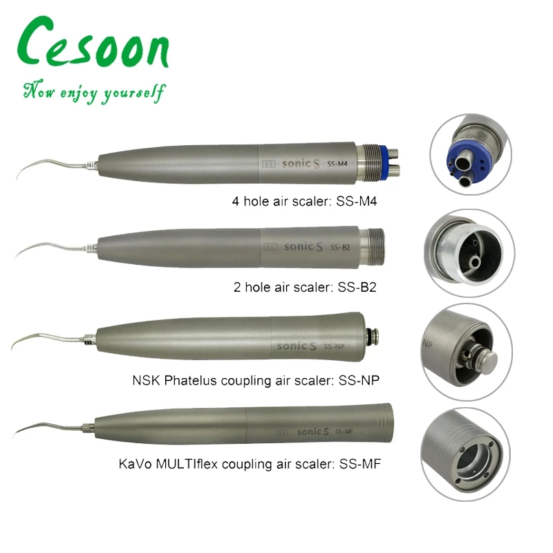 Dental Air Scaler Handpiece Sonic S Flow Dentistry Jet Ss-np Ss-mf Ss ...