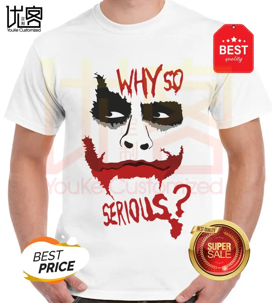 Venta > camiseta joker why so serious > en stock