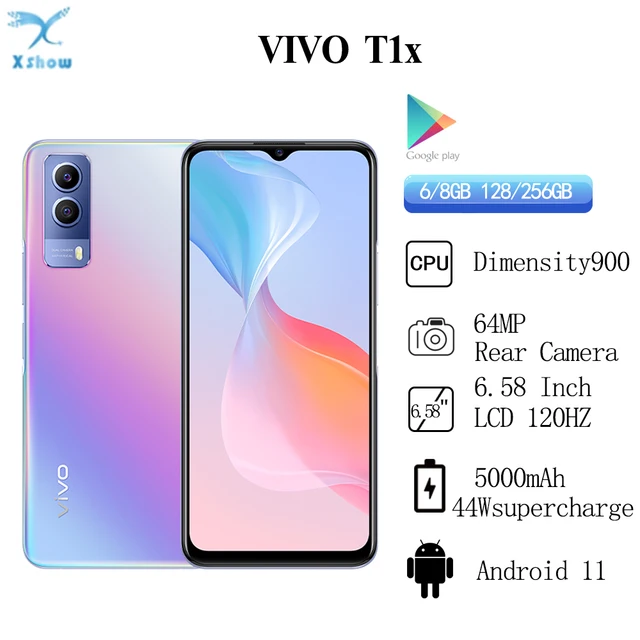 Original Official New Vivo T1x 5G Smartphone Dimensity900 Octa Core 6. ...