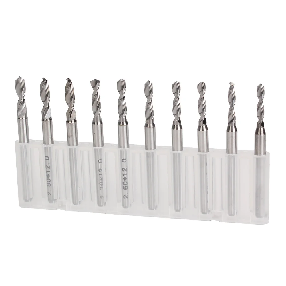 0.2mm-3.175mm Pcb Carbide Drill, Pcb Mini Cnc Drilling Kit, 10pcs ...