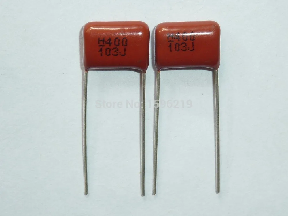 50pcs-CBB-capacitor-103-400V-103J-0-01uF-10nF-P10-Metallized ...