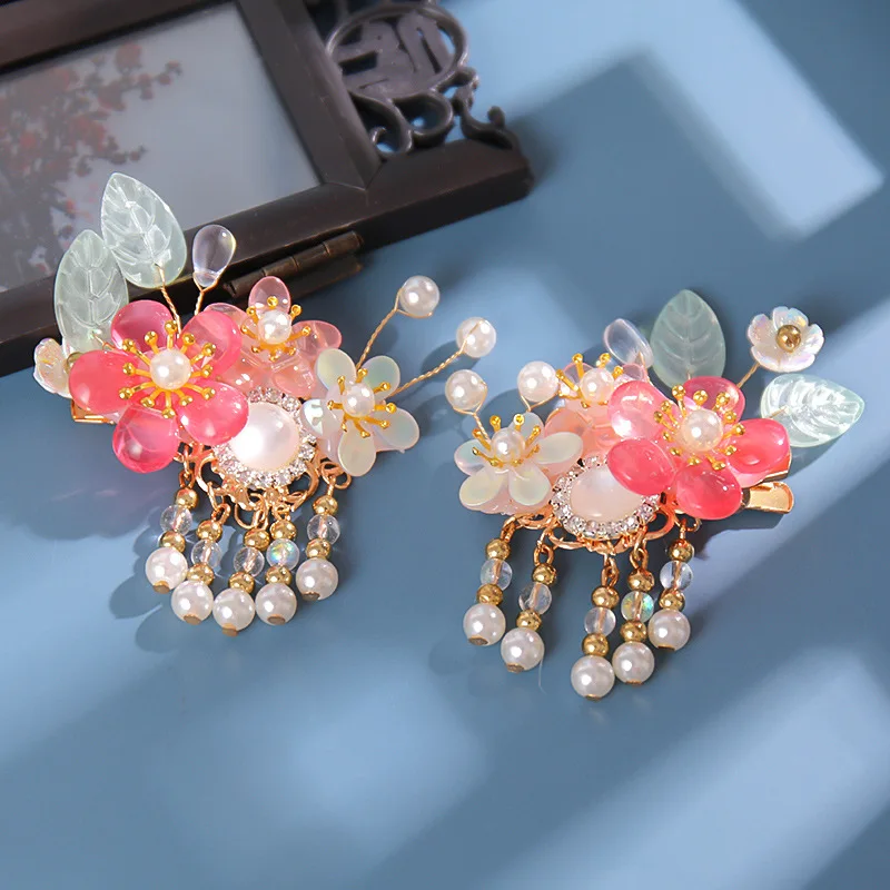 Chinese Hanfu Hair Accessories | Chinese Style Flower Hair Clip - 1 ...