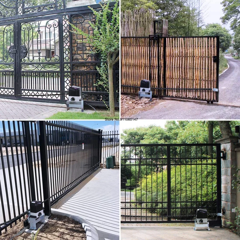 Motorized Sliding Gate Wood