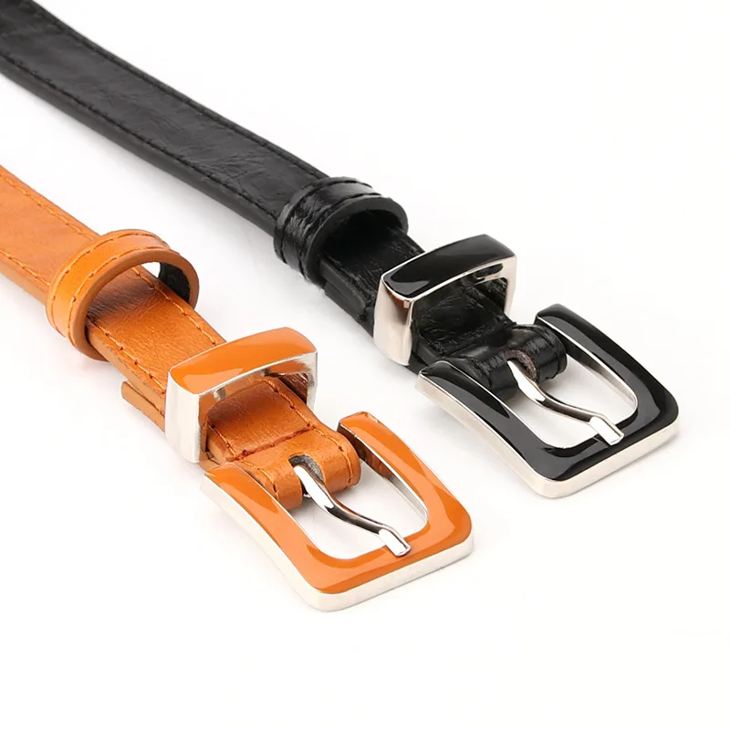 Fashion PU Leather Belt Alloy Pin Buckle Belts For Women Dripping Oil ...