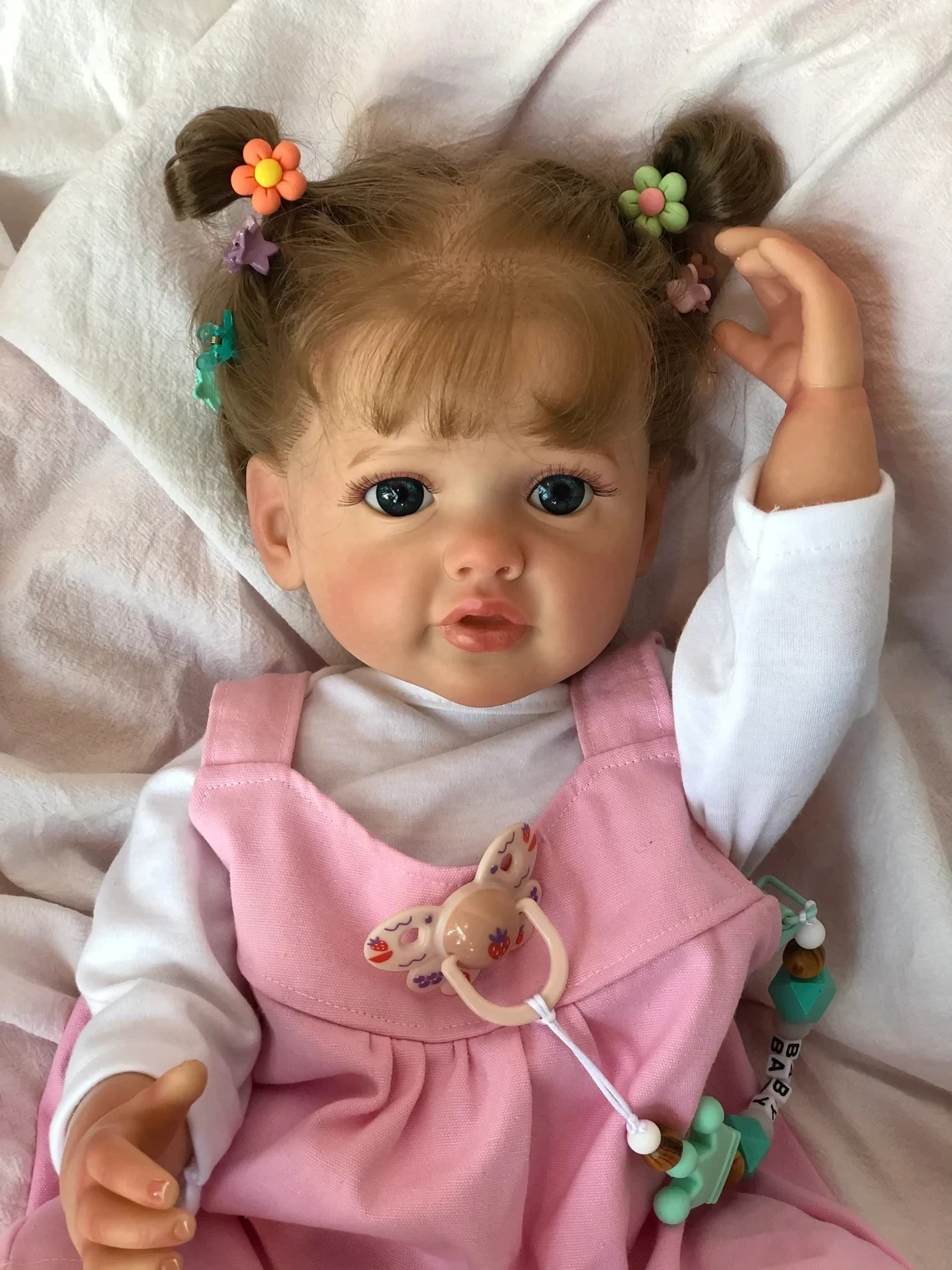 55cm Full Body Silicone Waterproof Reborn Toddler Girl Doll Princess ...