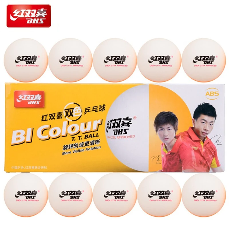 DHS BI Colour balls New material double color seamed ABS D40+ Plastic ...