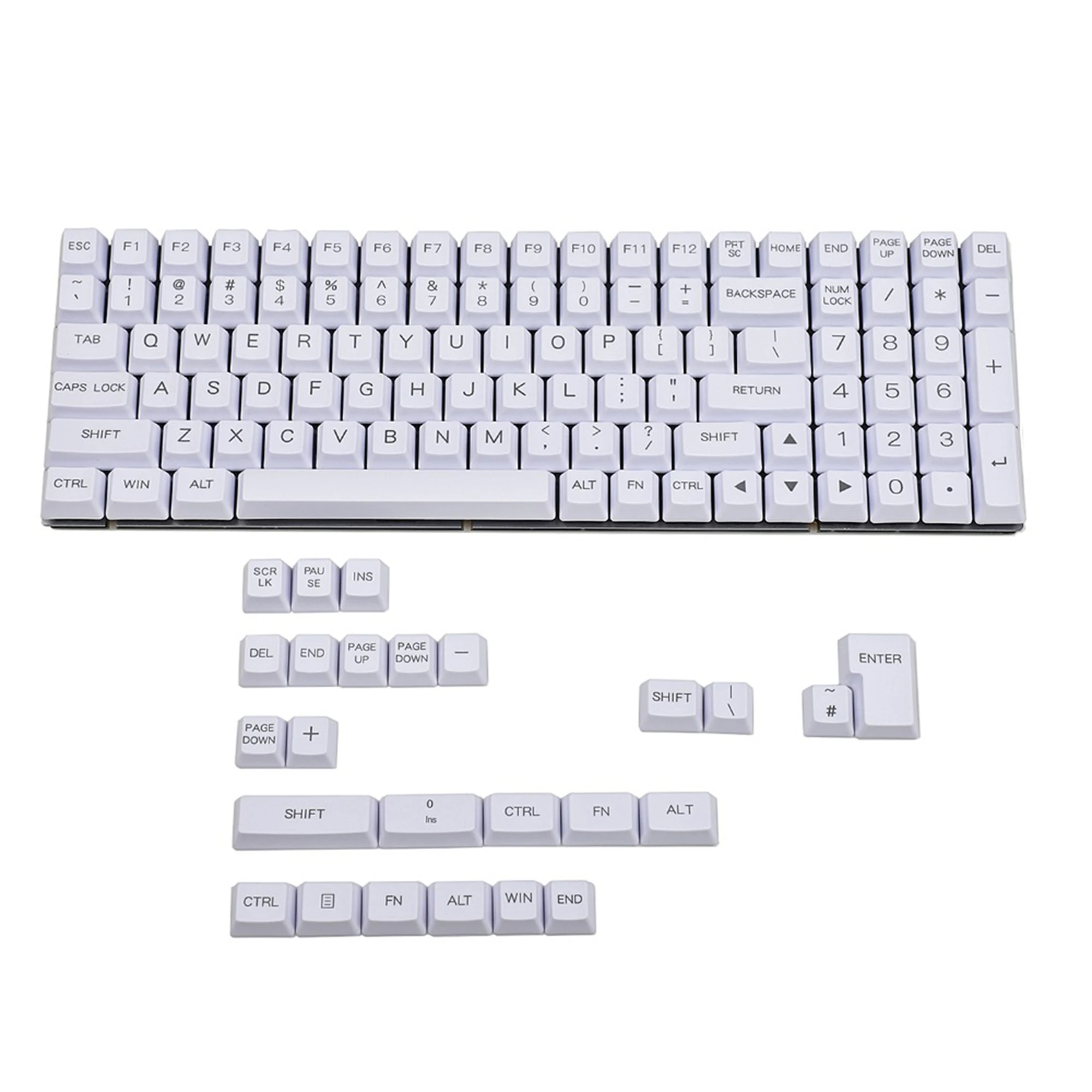 OEM-125-Key-Spanish-UK-German-Italian-ISO-Keyset-Laser-Etched-Thick-PBT ...