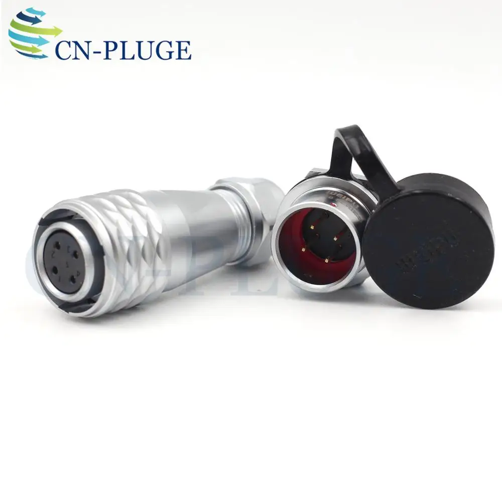 WEIPU SF16 Series 4 pin Waterproof Wire Connector LED Power Cable ...