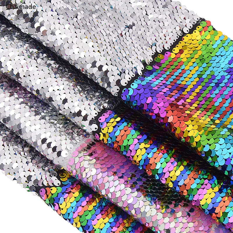 Rainbow Reversible Sequin Fabric - Queerks™