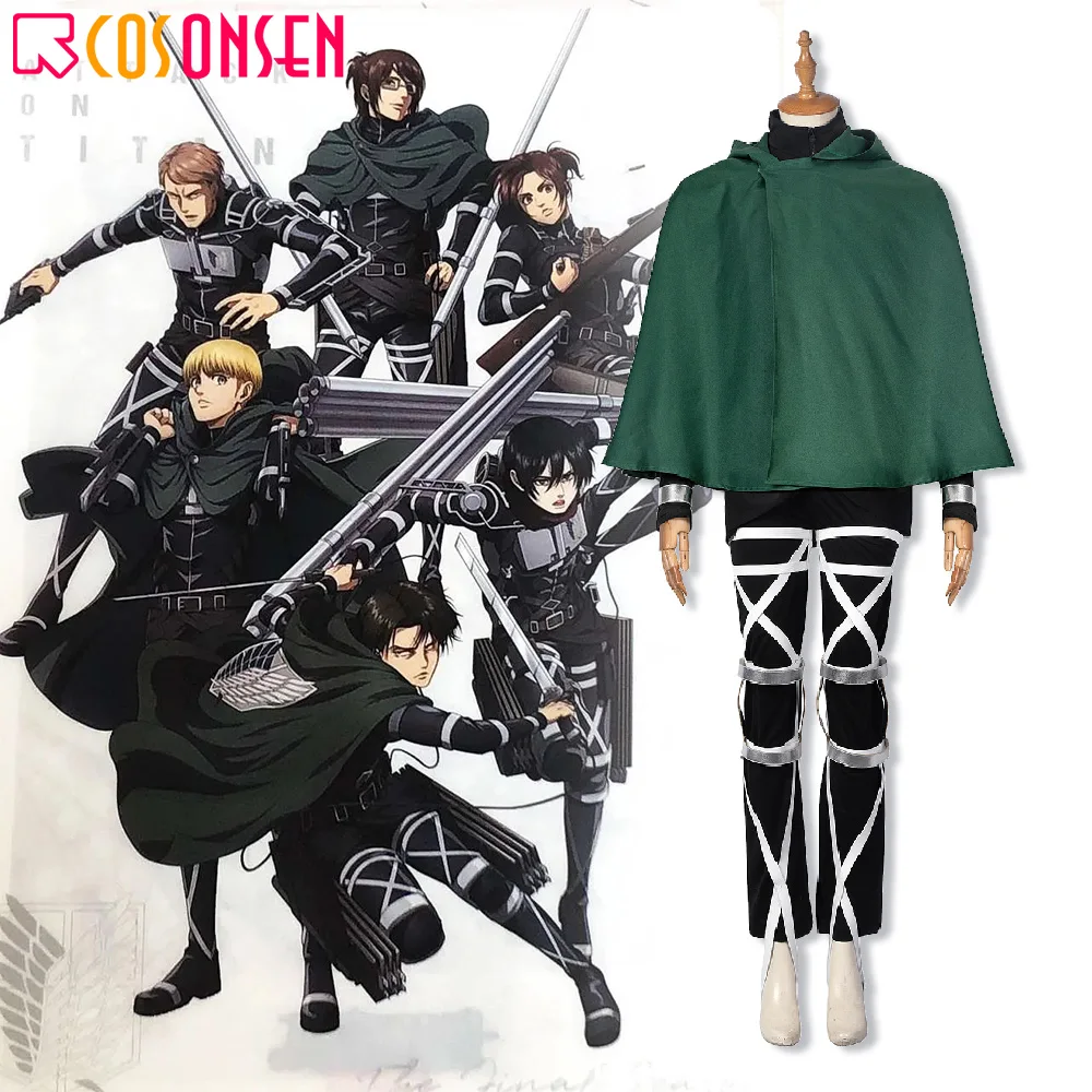 Disfraz de Attack on Titan temporada 4, Cosplay, Cosplay, uniforme de ...