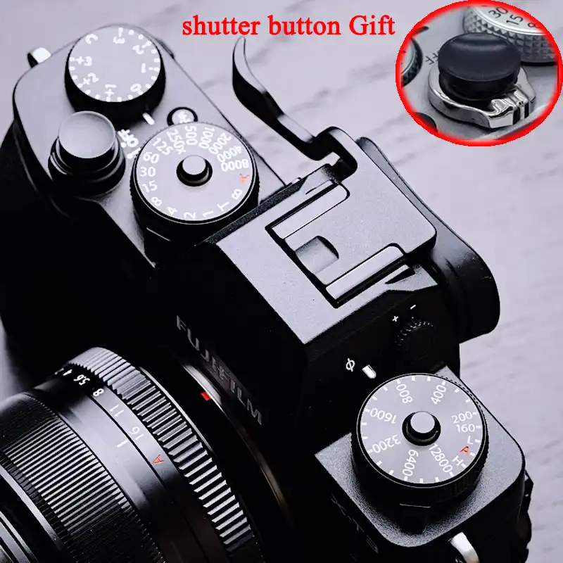 Brass Thumb Grip Thumb Rest Hot Shoe Cover For Fuji X100F Xpro2 XT20 XT10 XPro1 FujiFilm X100F ...