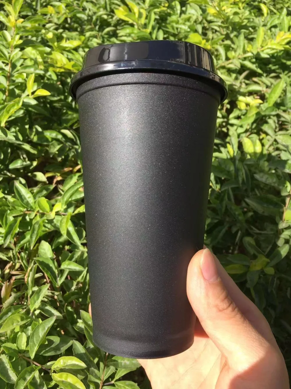 Simple matte reusable plastic travel coffee mug without bqa portable ...