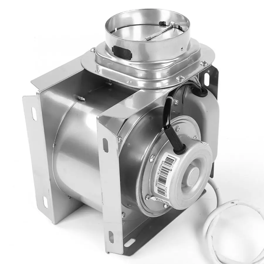 4Inch Axial Duct Fan Concealed Silent Air Ventilator Pipe Ventilation ...