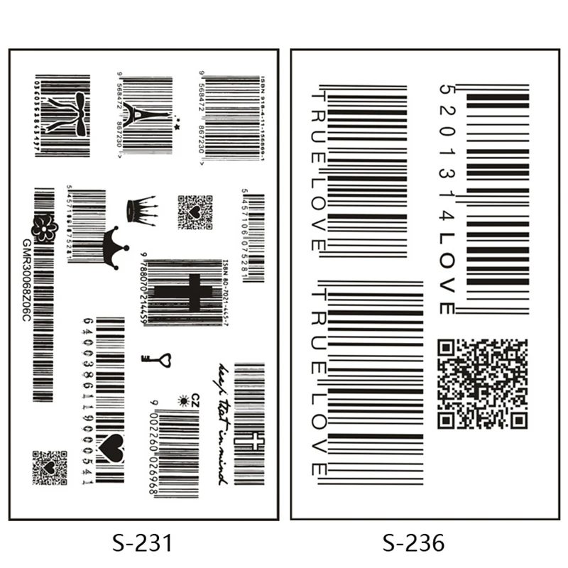 Bar Code Tattoo Book