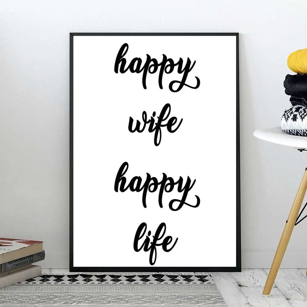 Happy Wife Happy Life Quote