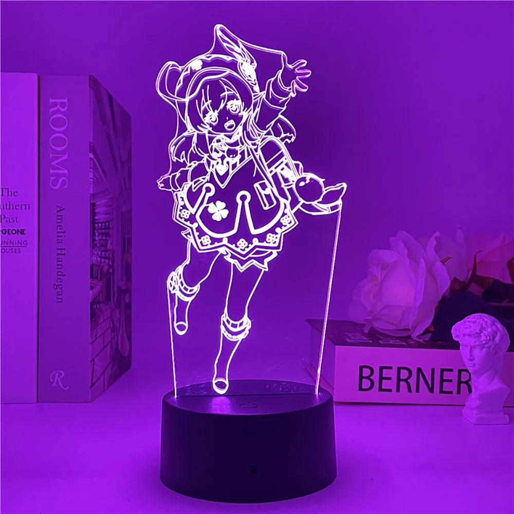 Genshin Impact Gift Yunjin LED Lamp Zhongli Shenhe Genshin Impact 3D ...