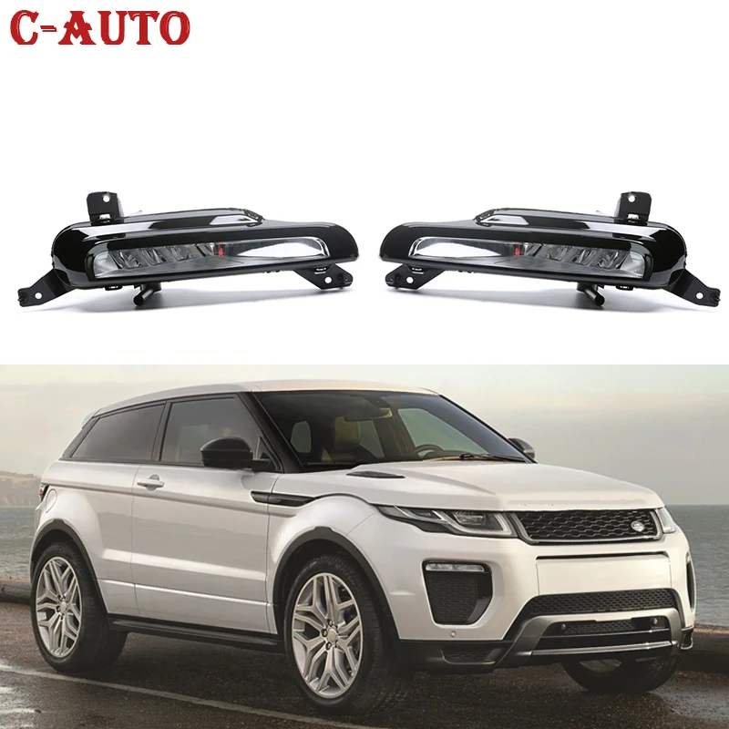 ไฟหน้าตัดหมอกไฟตัดหมอกไฟหน้ารถไฟตัดหมอก DRL สำหรับรถแลนด์โรเวอร์ Evoque ...