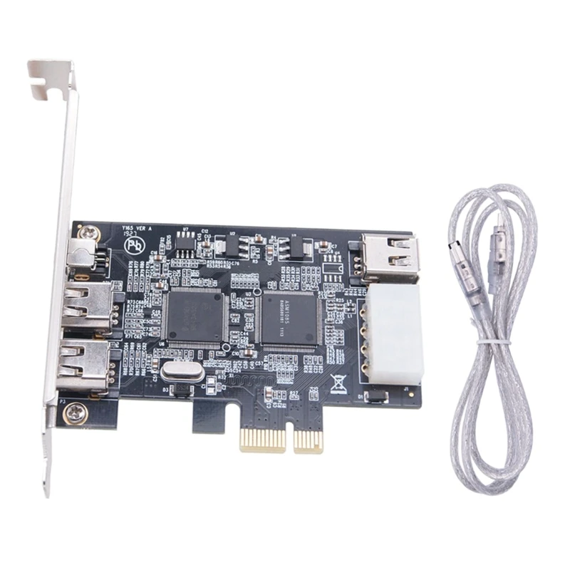 1394a Firewire Expansion Video Capture Card Pcie 3 Ports Pci Express To ...