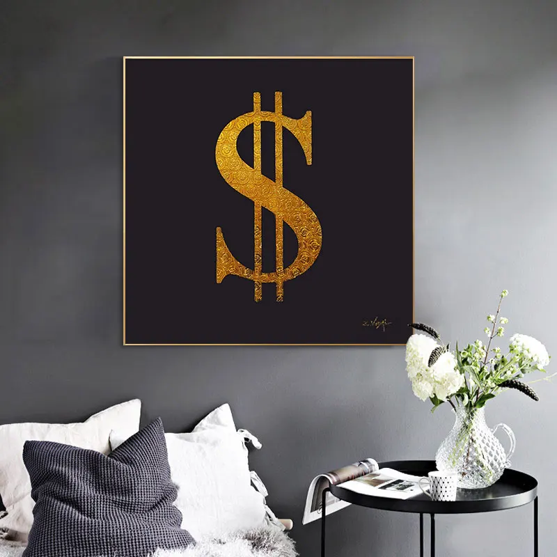 Dollar Sign Wall Art