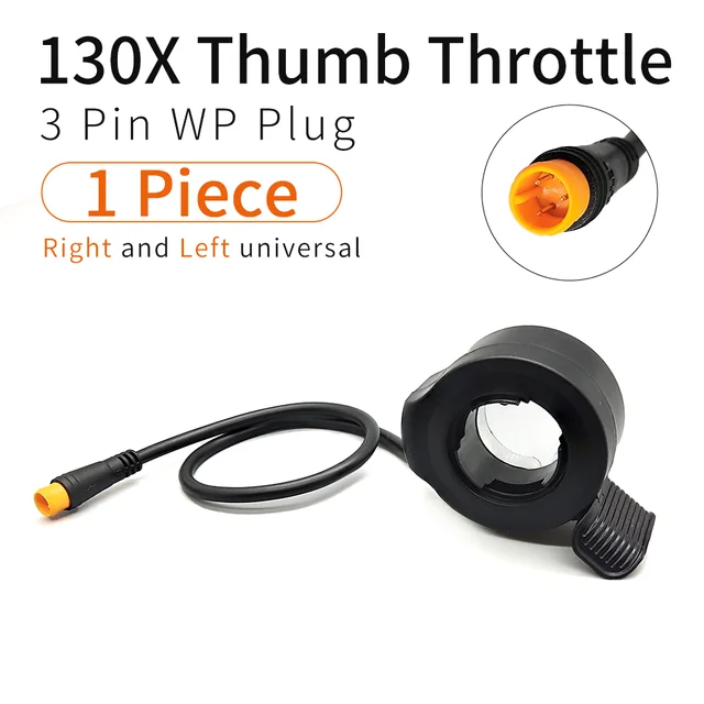 Ebike Thumb Throttle Electric Bike 130X Thumb Throttle ebike 3 Pin ...
