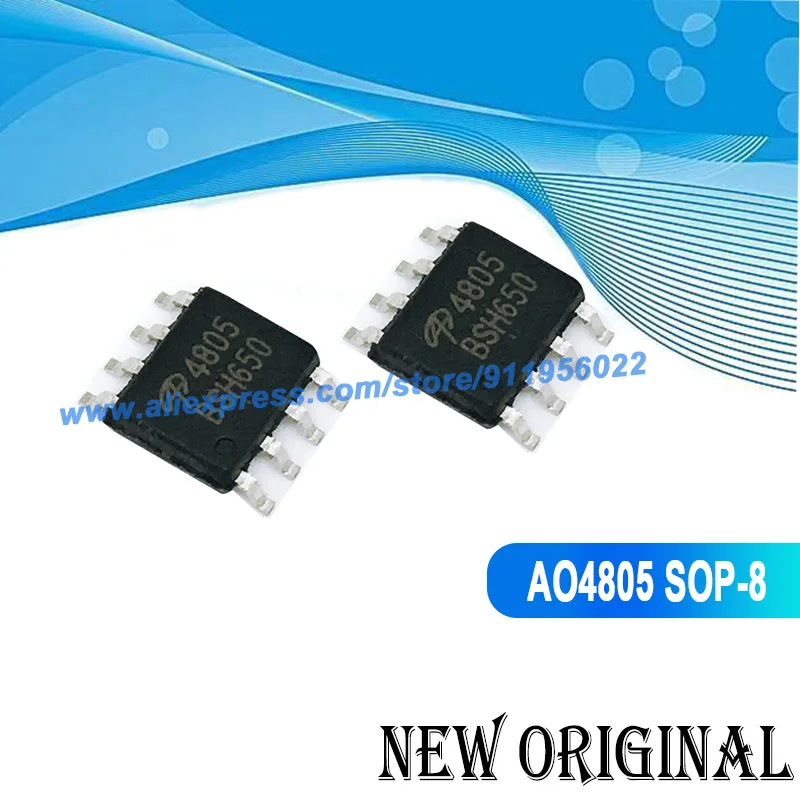 (5 piezas) AO4805 4805 SOP 8 MOSFET / AO4606 MT4606 4606 AO4612 4612 AO4407A AO4407 4407A AO4435 ...