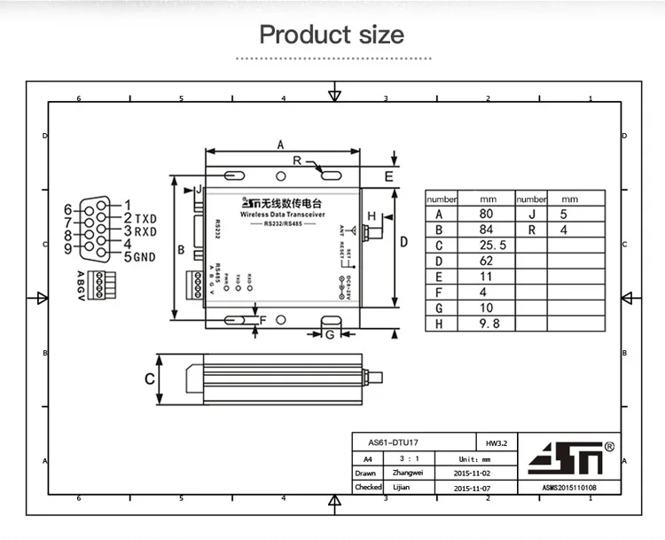 1 шт. 433 МГц сильный проникновения беспроводной модуль ...