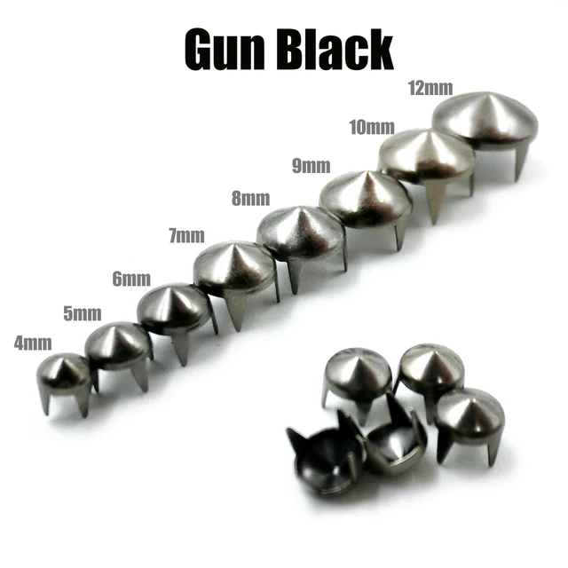 Labubu Nails Charm PATIKIL 6mm Spike Rivets, 60 Sets Square Studs Rivet ...